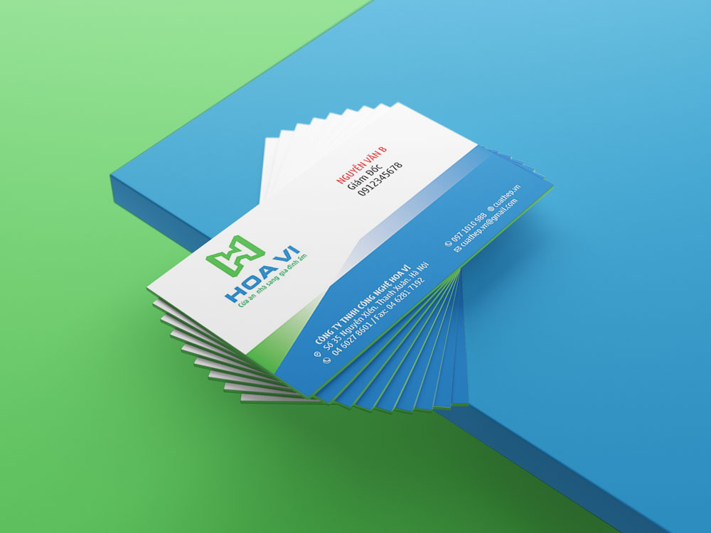 Hoa Vi logo design - icolormax