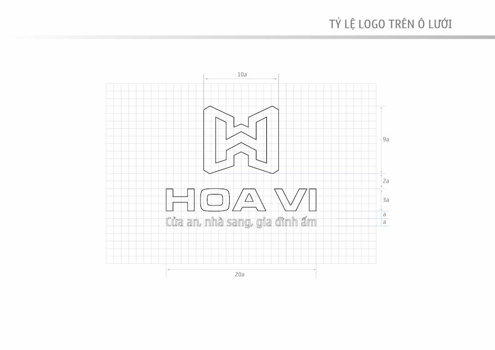 Hoa Vi logo design - icolormax